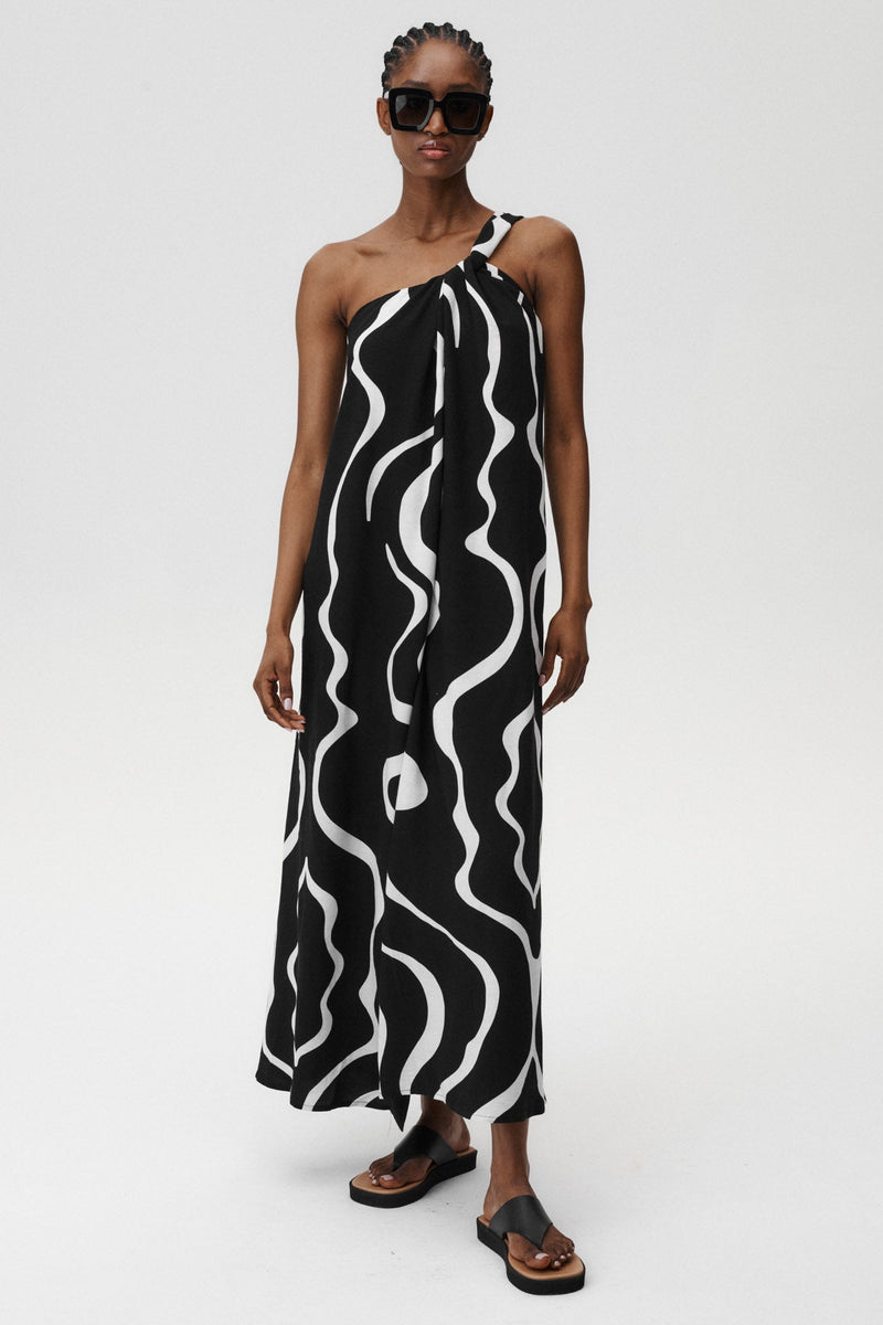 Theia Dress Tide Print | Undress Code USD